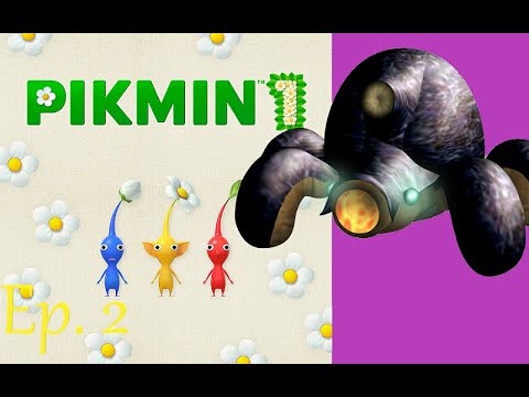 Armored Cannon Beetle Boss Fight! feat. Alley Cat! - episode 2 - Pikmin ...
