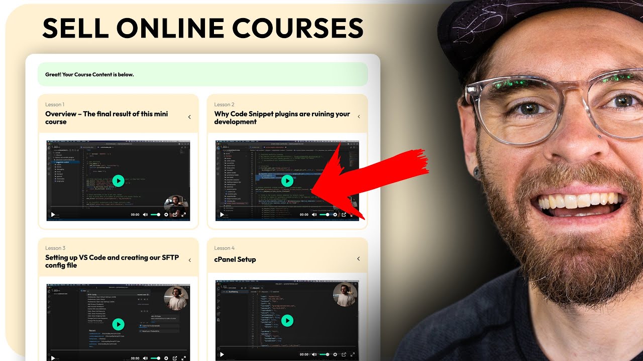 The NEW way to sell Online Courses with WordPress (no LMS needed) - YouTube