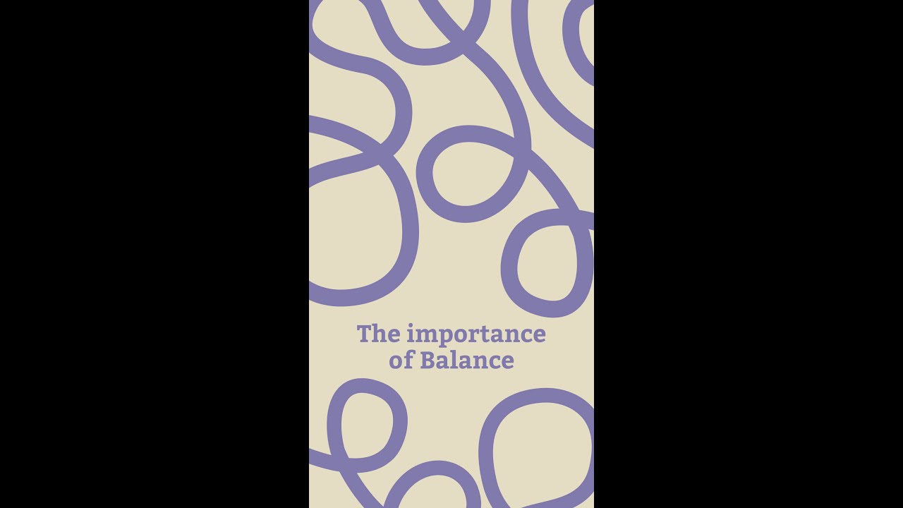 the importance of balance - YouTube