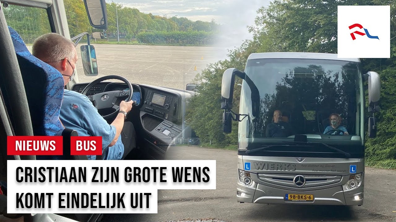 Grote wens voor busfan komt eindelijk uit: 'Rondje rijden in een echte ...