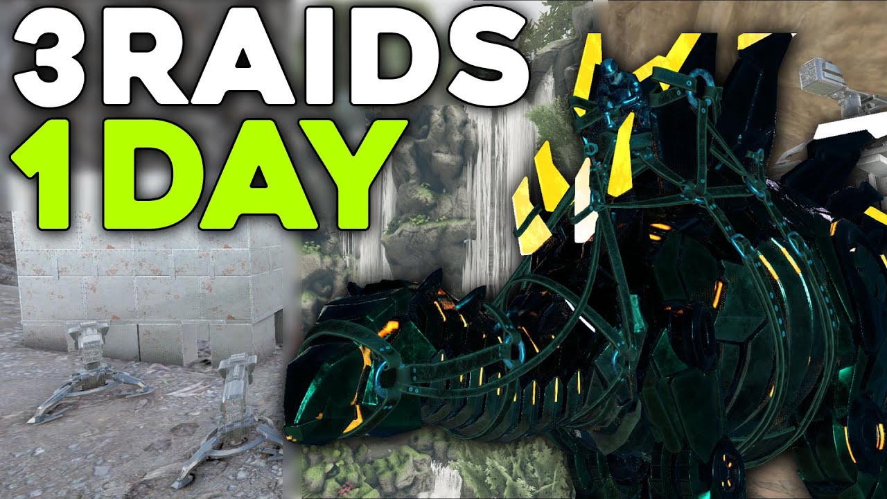 3 INSANE Raids in 1 DAY! - ARK: Lost Island Ep 2 - YouTube