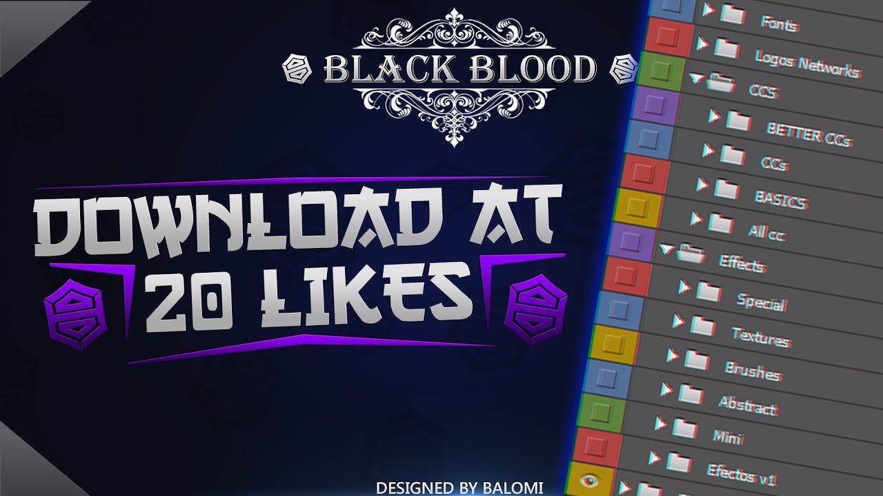 Balomi Gfx Pack! Black Blood ( read the description ) - YouTube