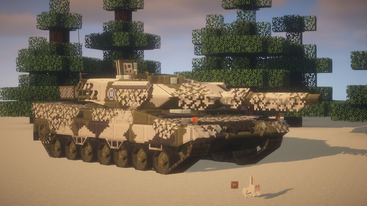 Leopard 2 in Minecraft [1.12.2, 1.16.5] - YouTube