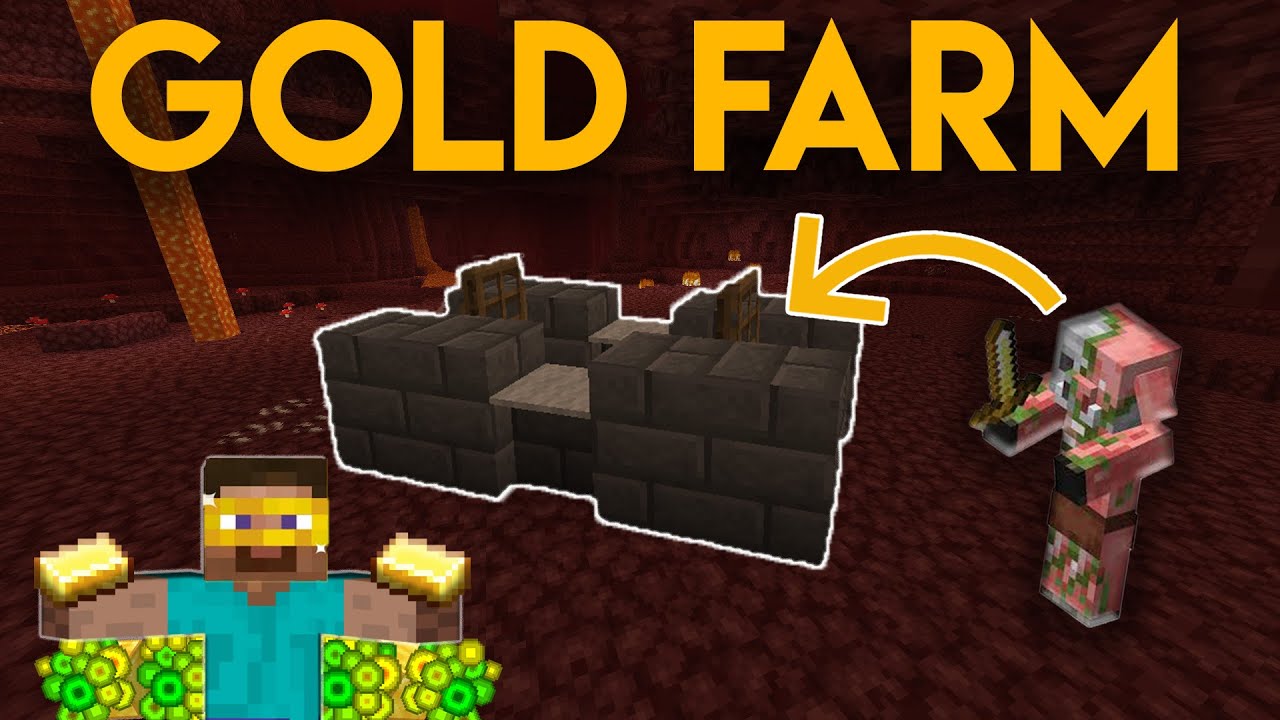 Minecraft Gold/XP Farm! | Simple & Effective! - YouTube