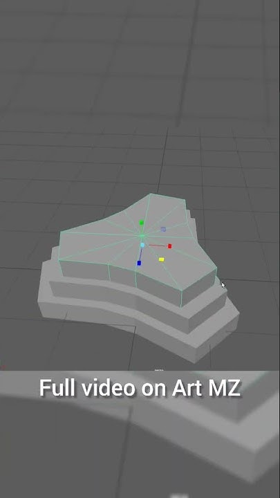 Low poly Futuristic Tower 3d modeling. Autodesk Maya tutorial - YouTube