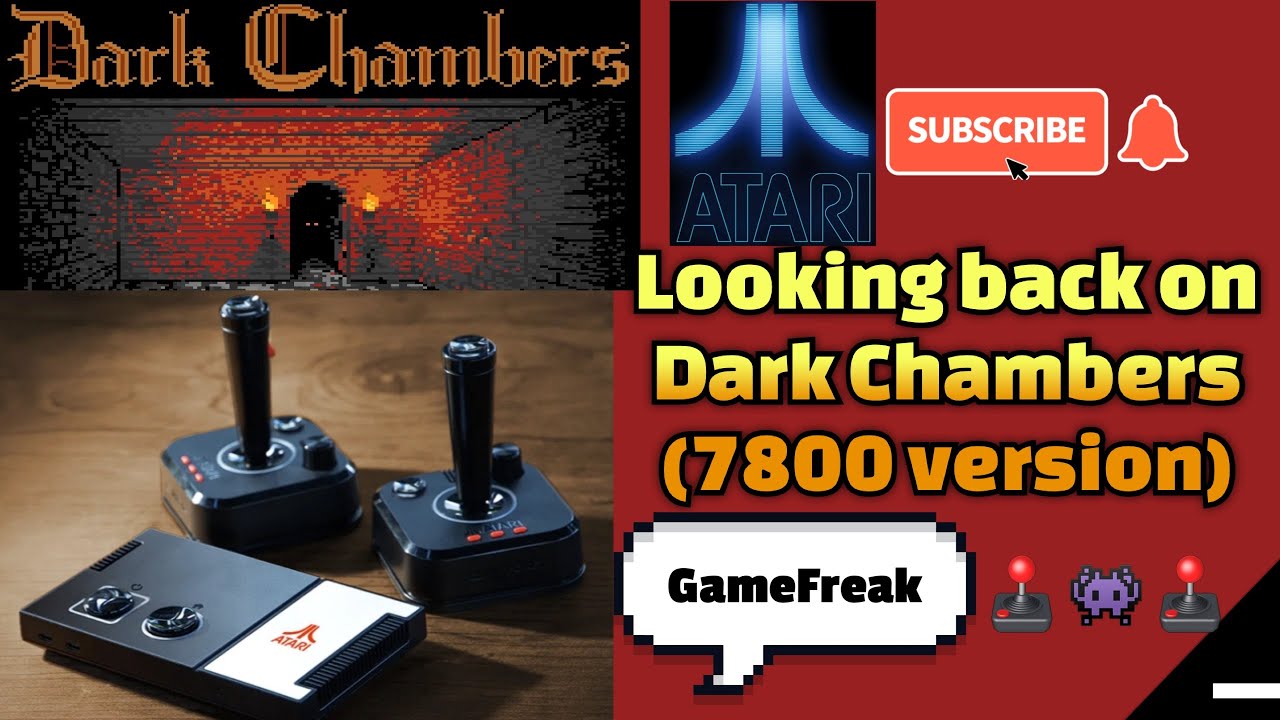 Dark Chambers on the Atari Gamestation Pro #gaming #review #videogames - YouTube