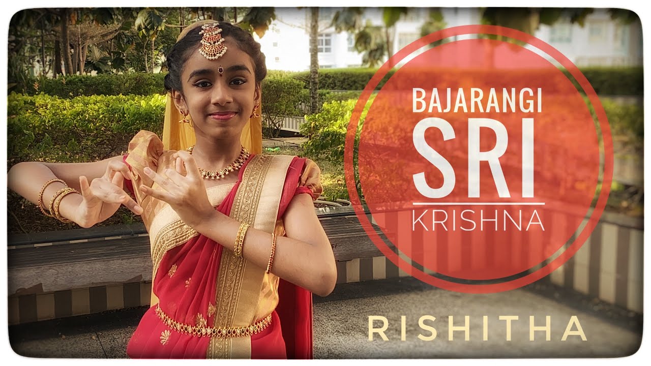 Sri Krishna Dance | Bajarangi | Rishitha - YouTube