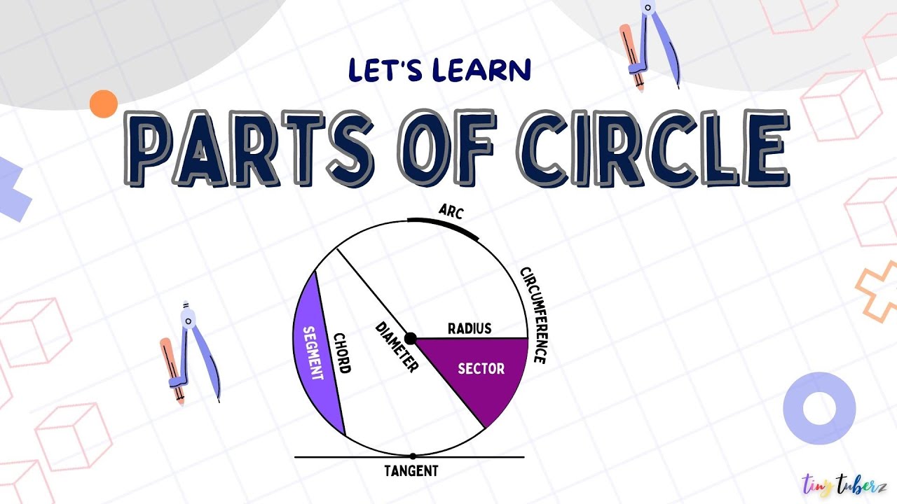 Let's Learn Parts of the Circle - YouTube