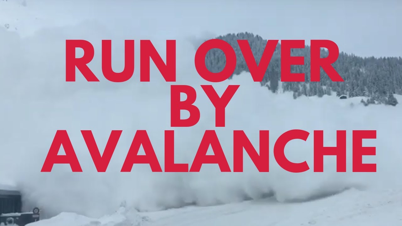 Run over by avalanche in Davos, Switzerland - YouTube