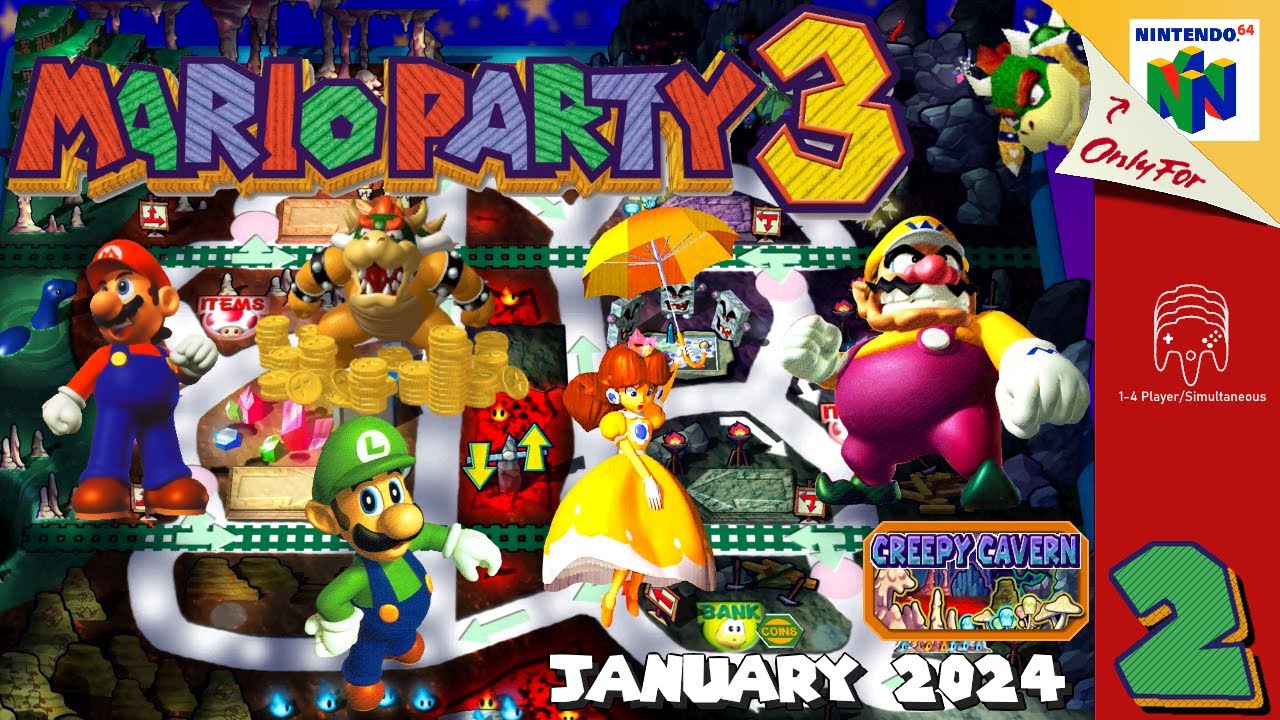 Cursed Fate of Chance | Mario Party 3 w/ Friends [Jan. 2024] #2 - YouTube