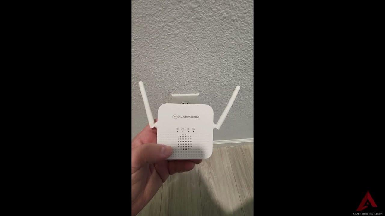 Alarm.com ADC-W115C Smart Chime Wi-Fi Set-Up - YouTube