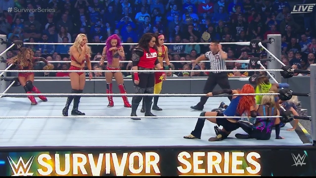 Divas Team RAW VS Divas Team Smack Down - (WWE Survivor Series ...