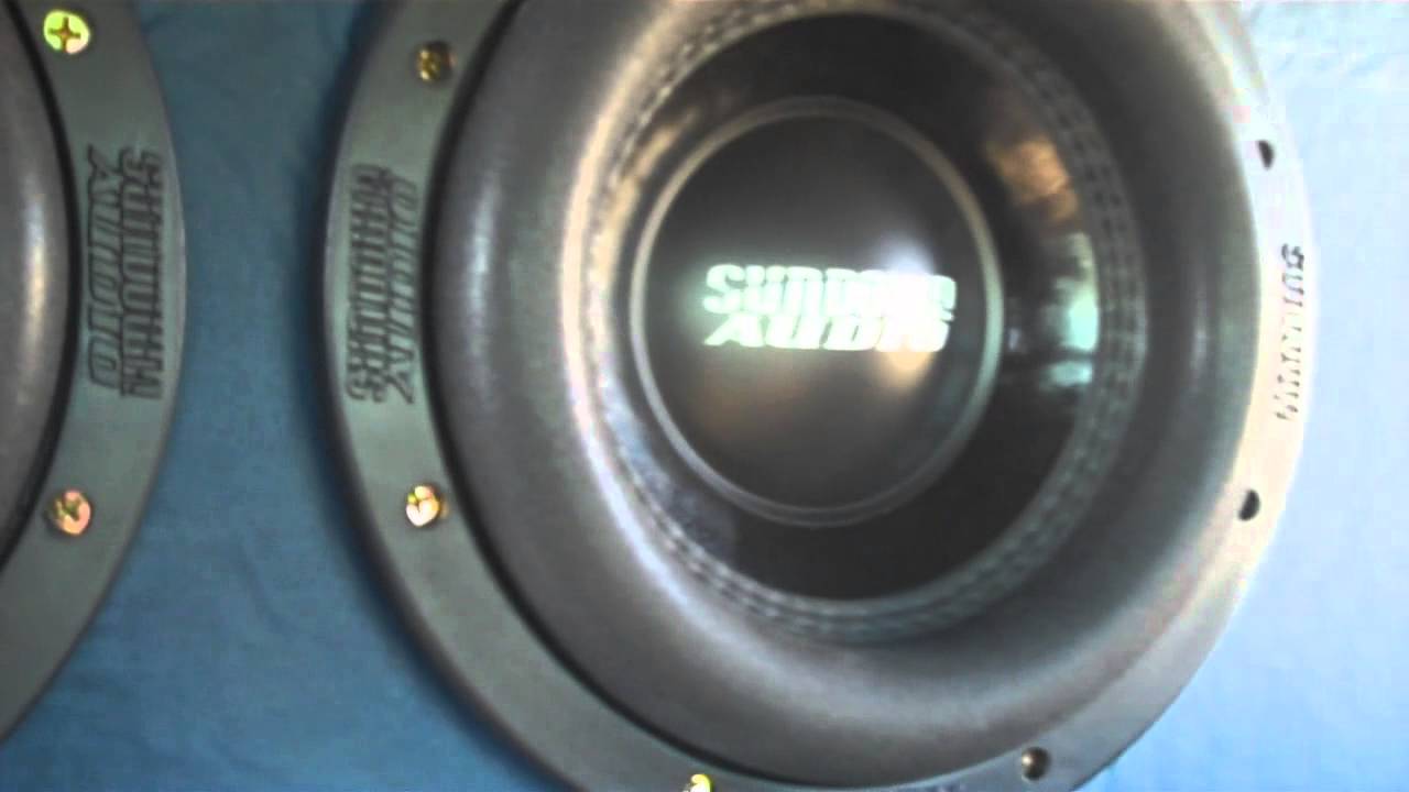 6 Sundown Audio SA-8s on a SAZ-2500 Walled in Mustang - YouTube