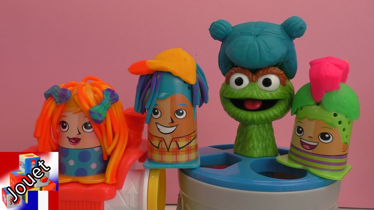 Play Doh coiffures rigolottes avec Oskar de la poubelle Démo |Sesame ...