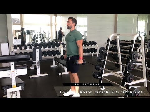 Lateral raise eccentric overload - FD Fitness - YouTube