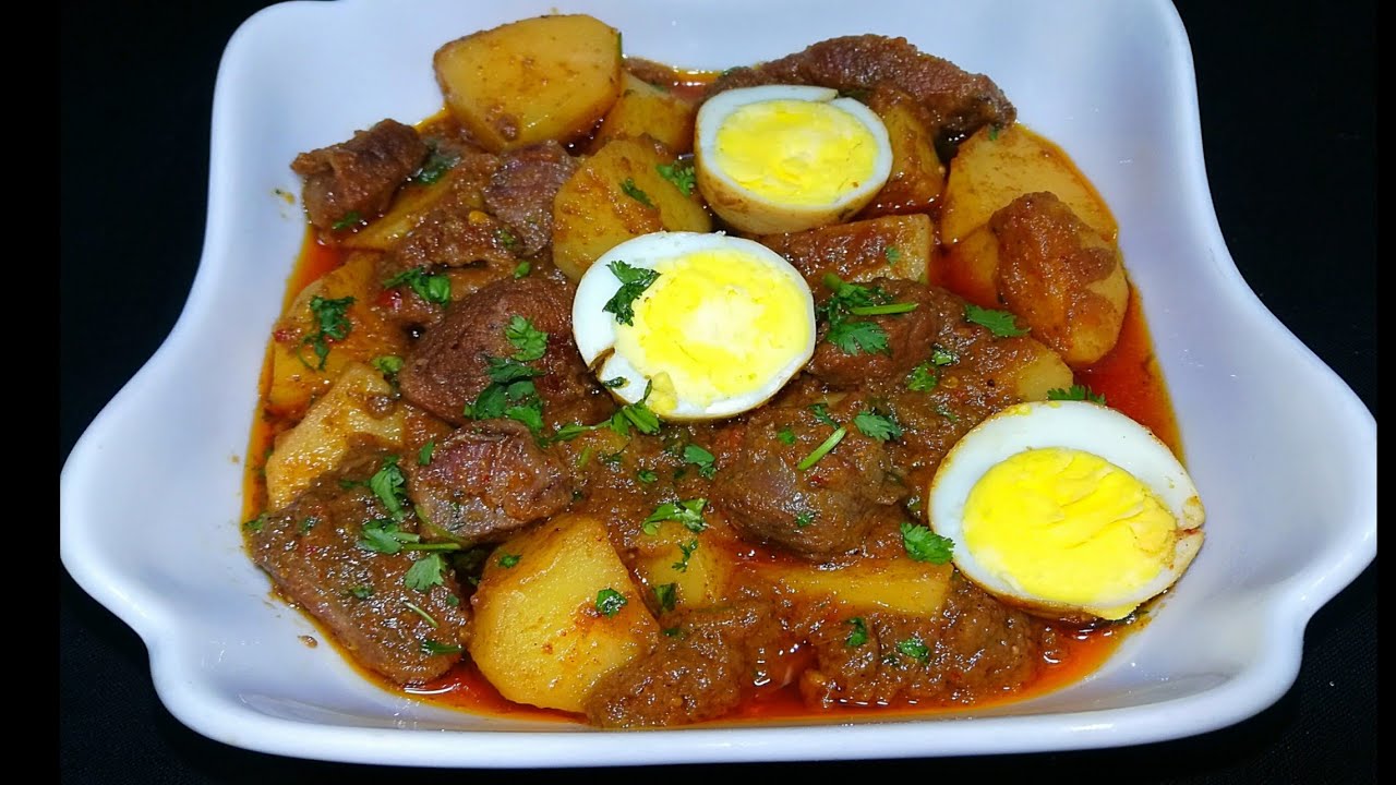 Aloo Anday Gosht ka Salan|Aloo Anda curry|Anda Gosht Gravy|Mutton ...