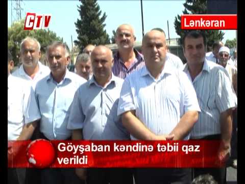 Lənkəranın Göyşaban kəndinə təbii qaz verildi