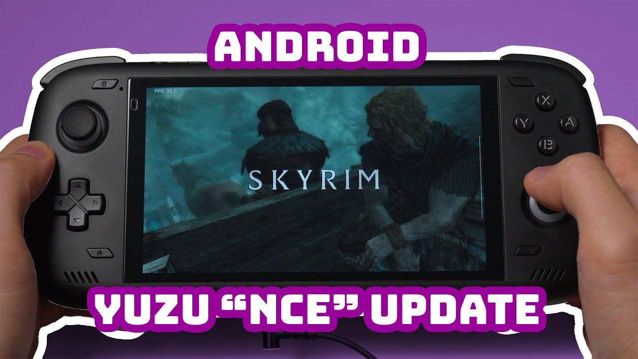 Android yuzu "NCE" update on ayn Odin2 Base - YouTube
