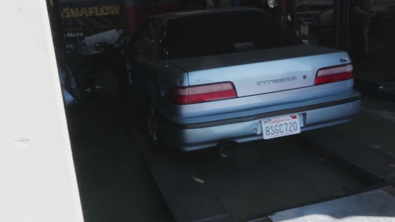 DB1 Integra Gets New Exhuast! - YouTube