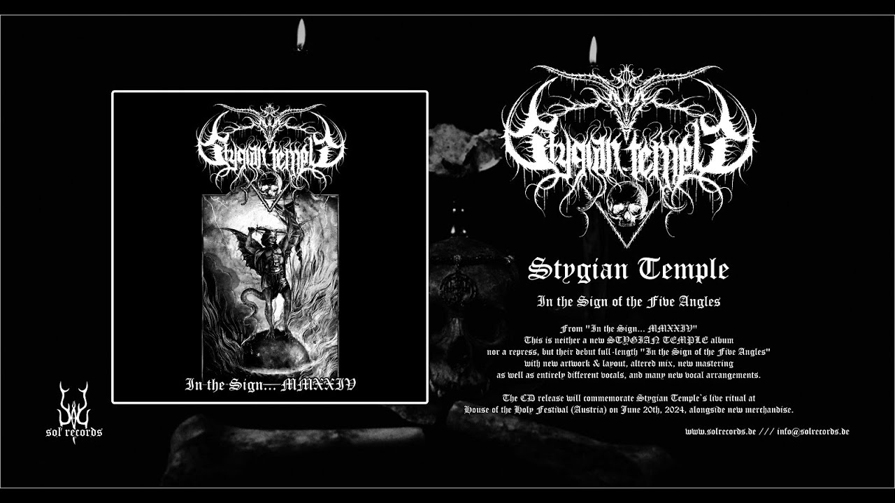 Stygian Temple - In the Sign of the Five Angles (2024 version) - YouTube
