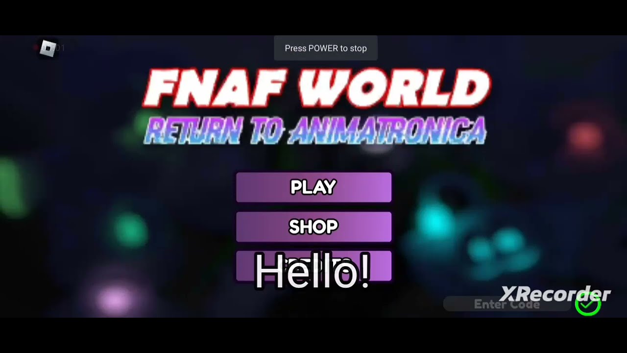 HOW TO GET BONJOLLY + Showcase - Roblox FNaF World: Return to ...