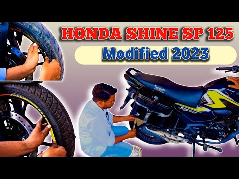 Honda shine sp 125 modified 🔥 Sp 125 modified sticker 🔥 wheels Modified ...