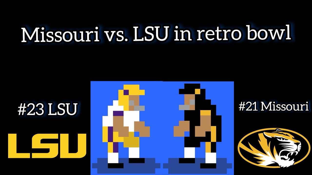 #21 Missouri vs. #23 LSU in retro bowl (2023) - YouTube