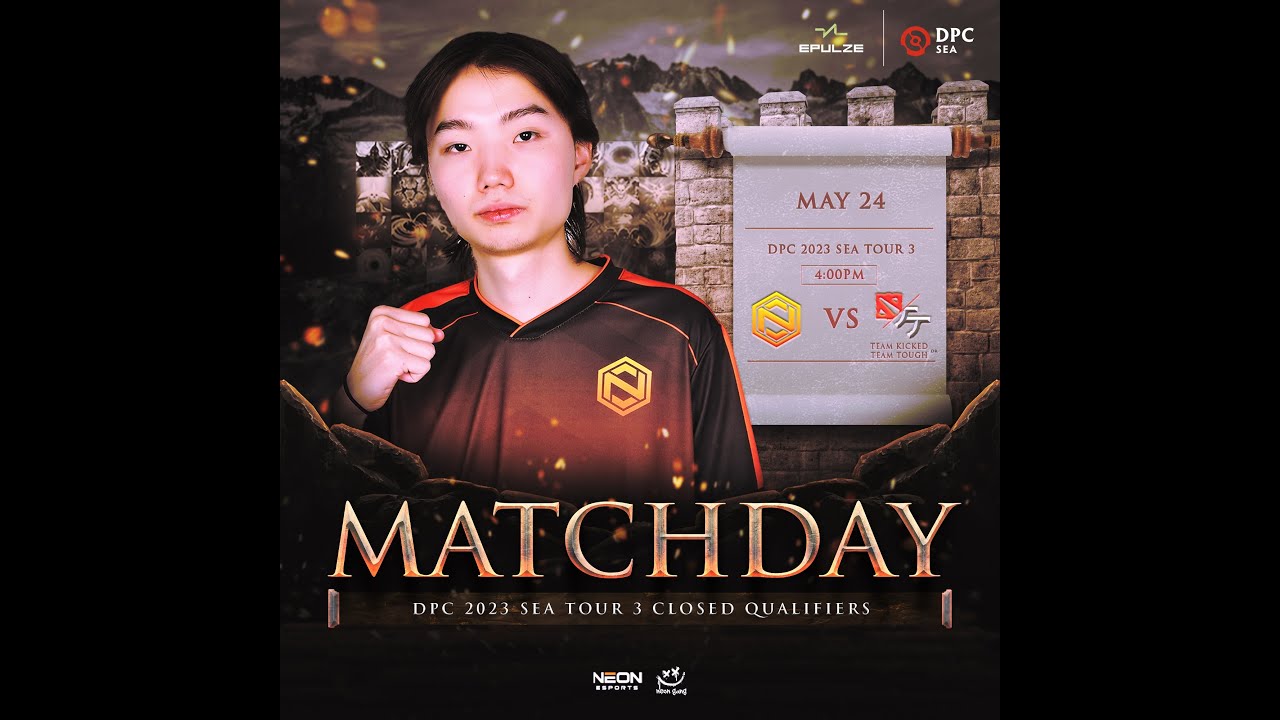 Neon Esports vs Team Kicked | DPC SEA 2023 Tour 3: Closed Qualifiers ...