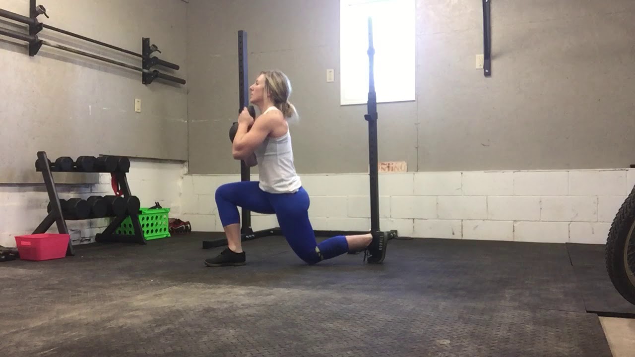 KB Drop Lunges - YouTube