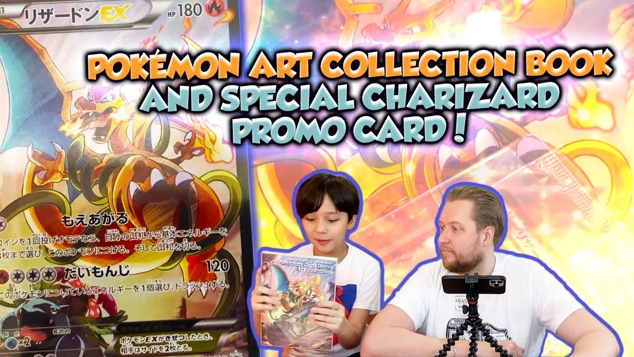 Pokémon Card Game Art Collection Book | Art Collection Charizard Promo ...