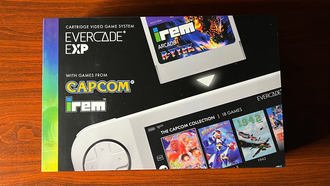 📦 Unboxing | Evercade EXP Handheld Console [Capcom Edition] - YouTube