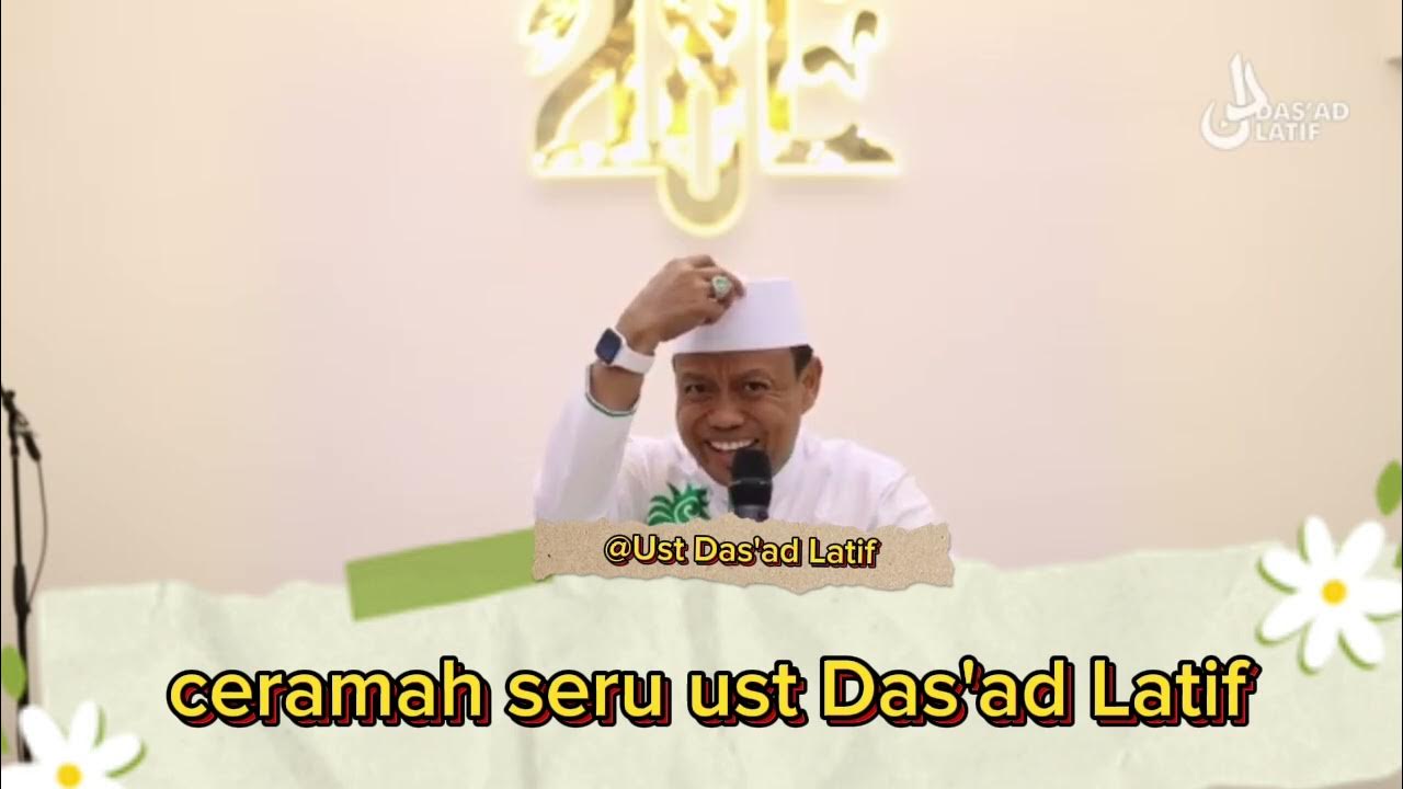 ceramah seru dan kocak Ust Das'ad Latif - YouTube