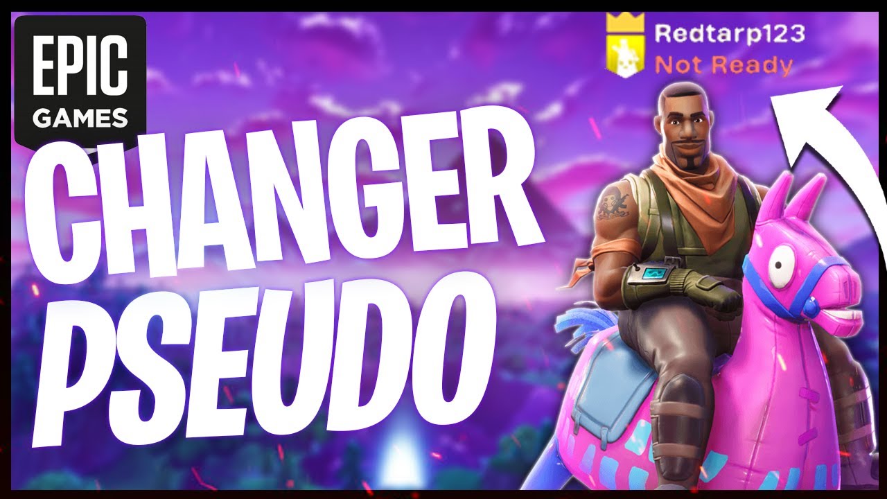 Comment modifier son pseudo Epic Games / Fortnite et autres - YouTube