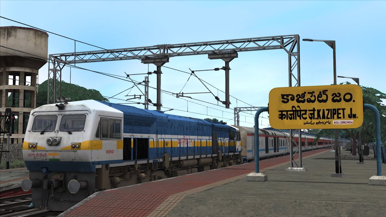REALISTIC KAZIPET RAILWAY STATION IN TRAIN SIMULATOR - YouTube