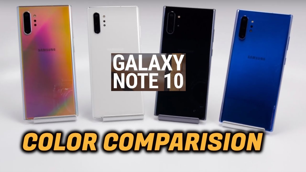 Samsung Galaxy Note 10/ 10+ Amazing Colors - YouTube