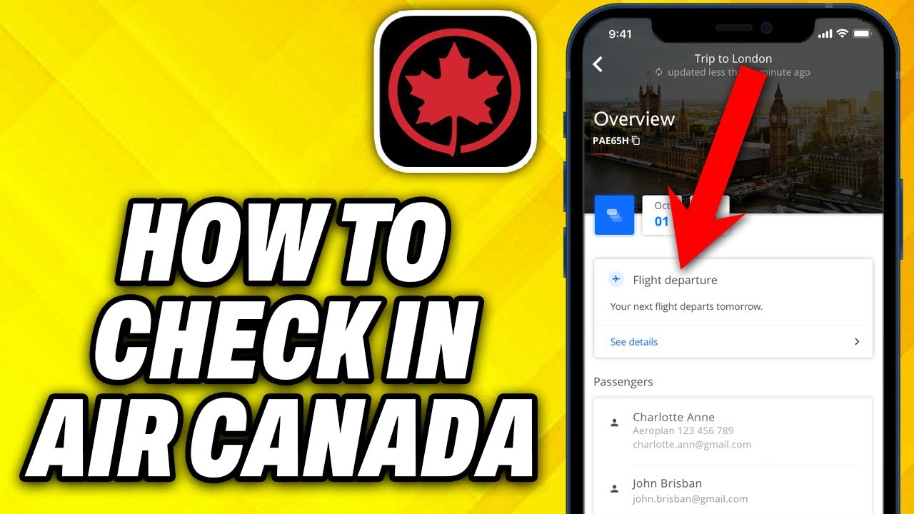 How To Check In Air Canada App (2025) - YouTube