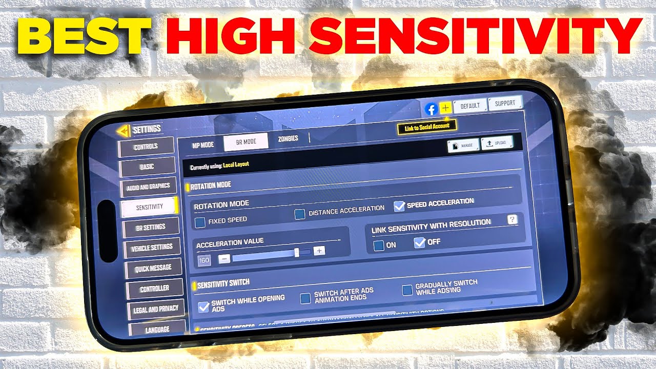 My New High Sensitivity For Every Mobile Player | Cod Mobile !! - YouTube