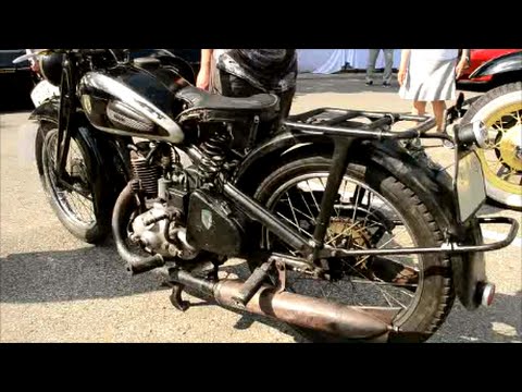 RARE 1935 DKW AUTO UNION MOTORCYCLE WITH START UP - YouTube