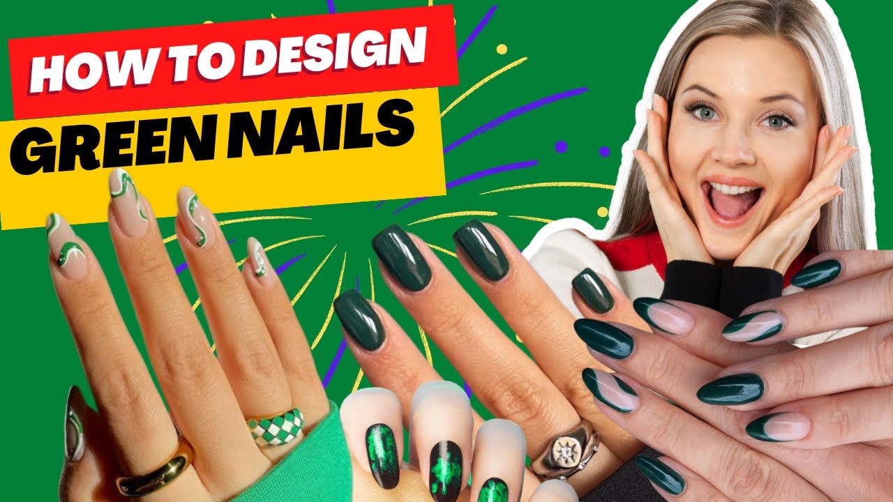 Nails Art Nails Art for Spring Green Nails Art - YouTube
