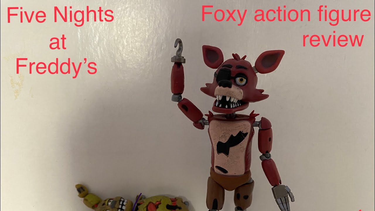 FNaF Wave 1 Foxy Action Figure Review - YouTube