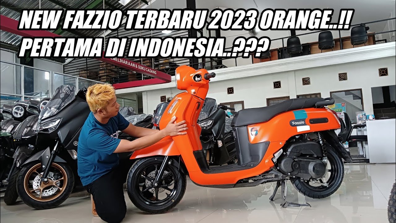 NEW FAZZIO ORANGE TERBARU 2023 CAKEP BANGET!! SCOOPY 2023 LEWAT - YouTube