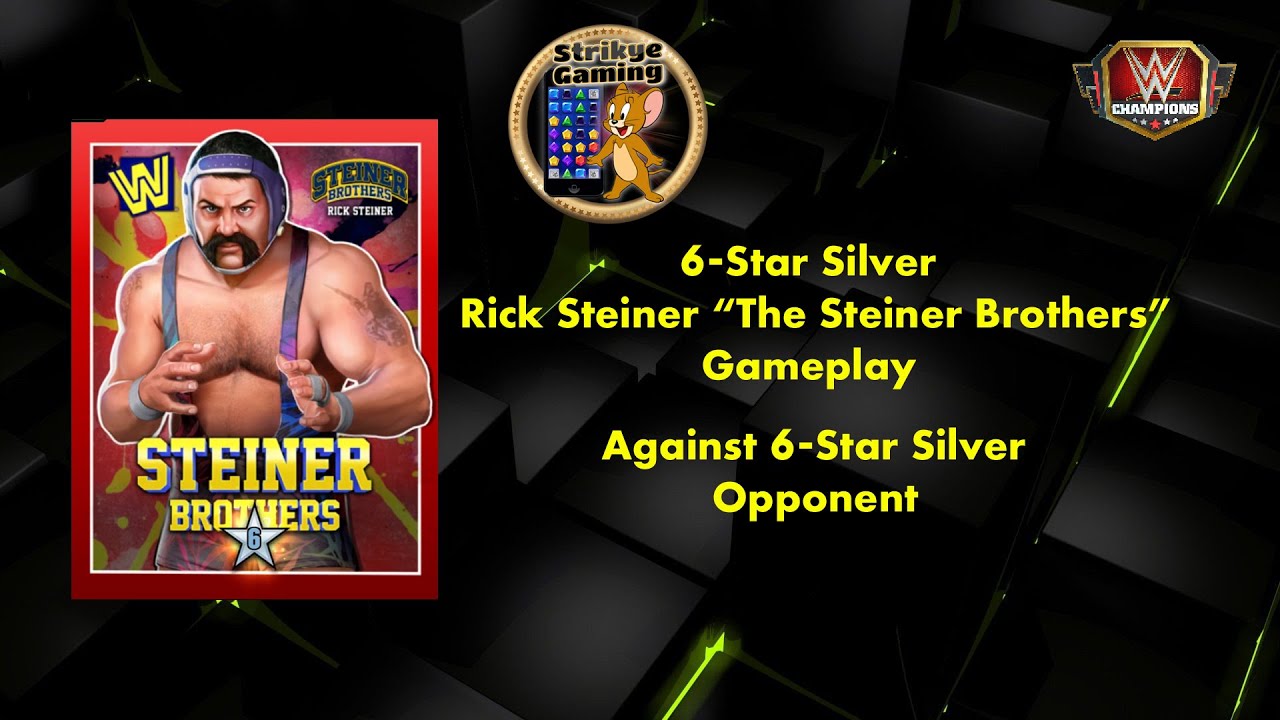 6ss Rick Steiner "The Steiner Brothers" Gameplay Against 6ss Opponent ...