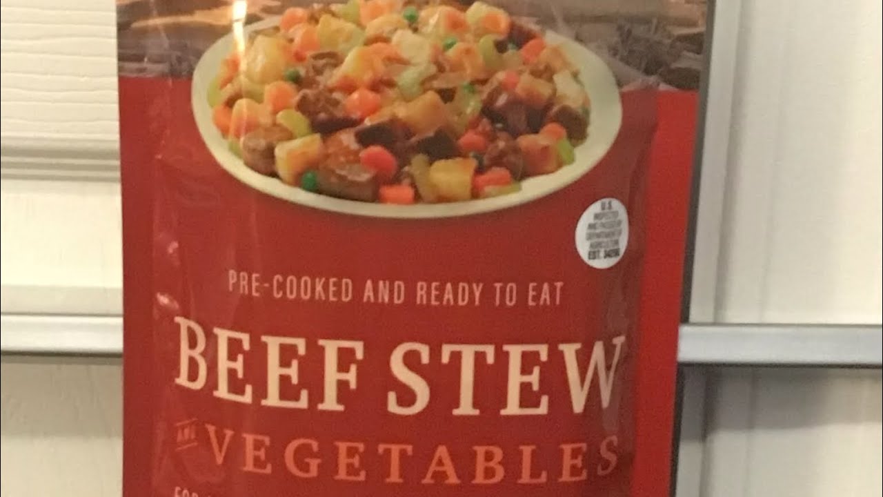 Chef 5 Minute Meal Beef Stew with Vegetables Taste Review - YouTube