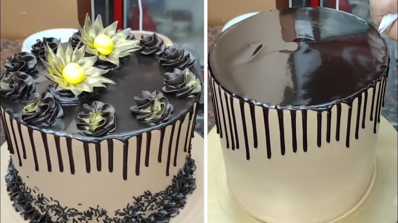 Most Wandrfull Chocolate Design Cake | So Yummy Cake | Chocolate Cake ...