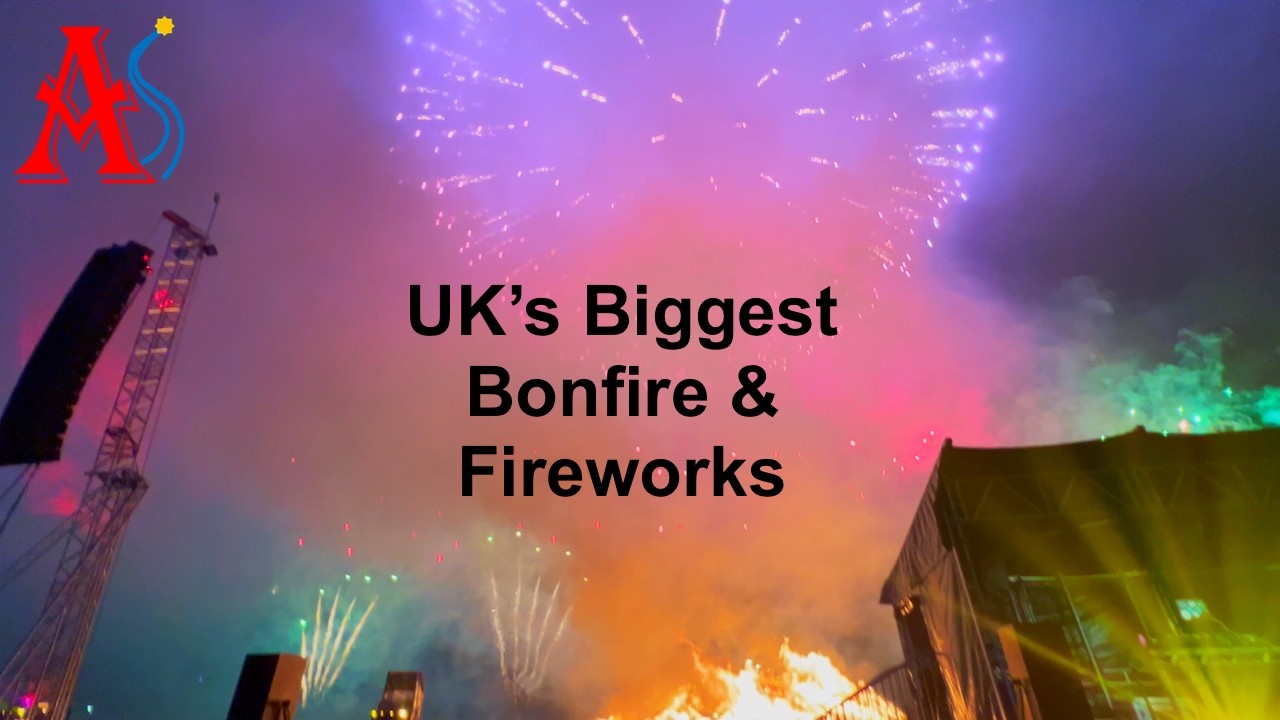 UK's Biggest Bonfire and Fireworks, Abingdon, November 2025 - YouTube
