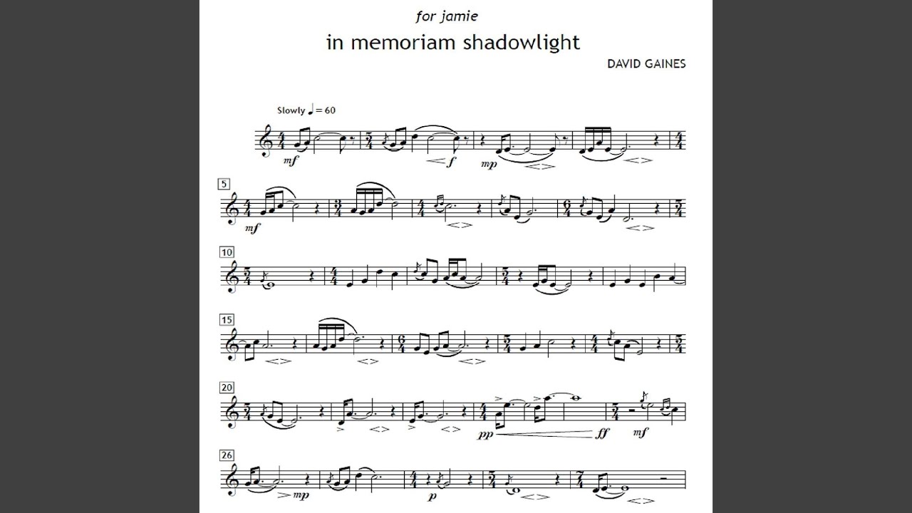 In Memoriam Shadowlight - YouTube