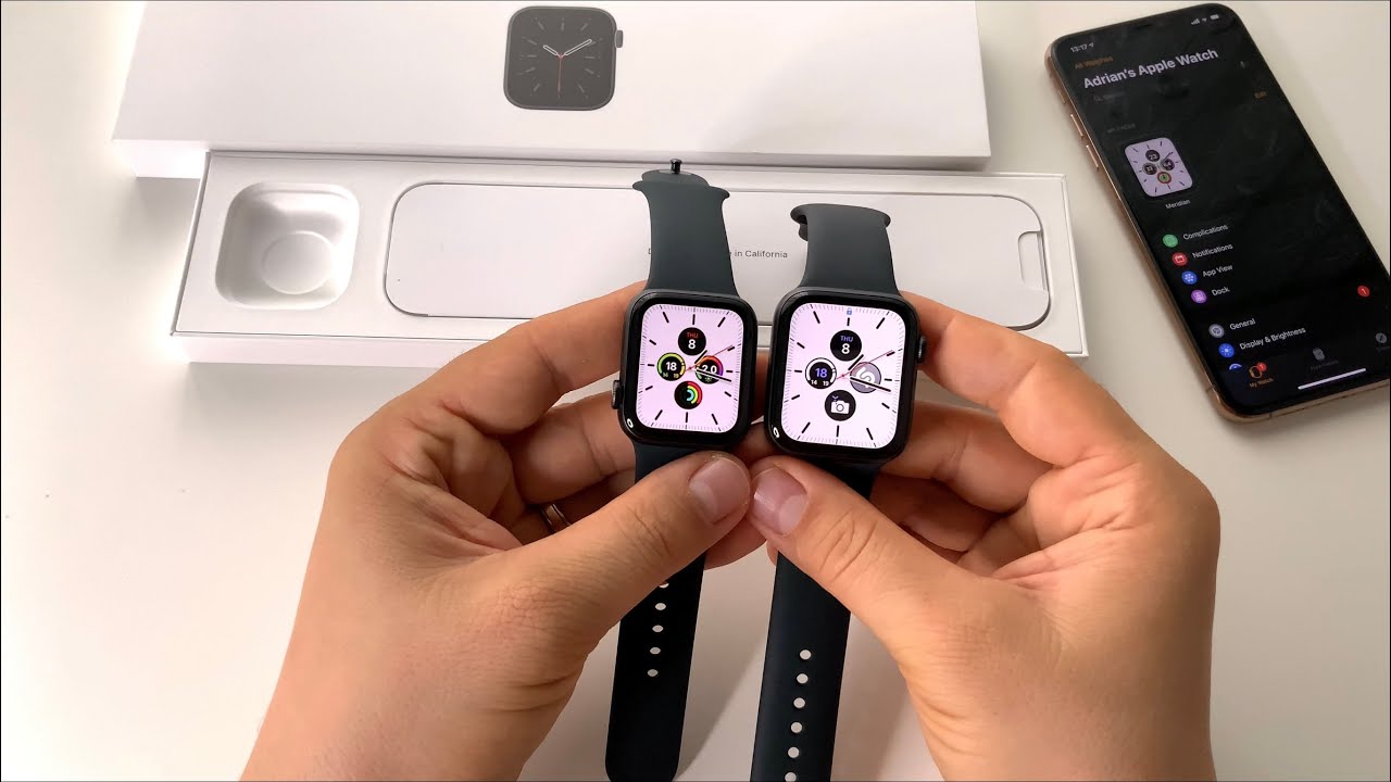 Comparatie Apple Watch 6 Marimea 44mm VS 40mm Review Specificatii