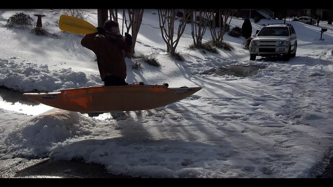 Drivewaystyle canoe boofing - YouTube