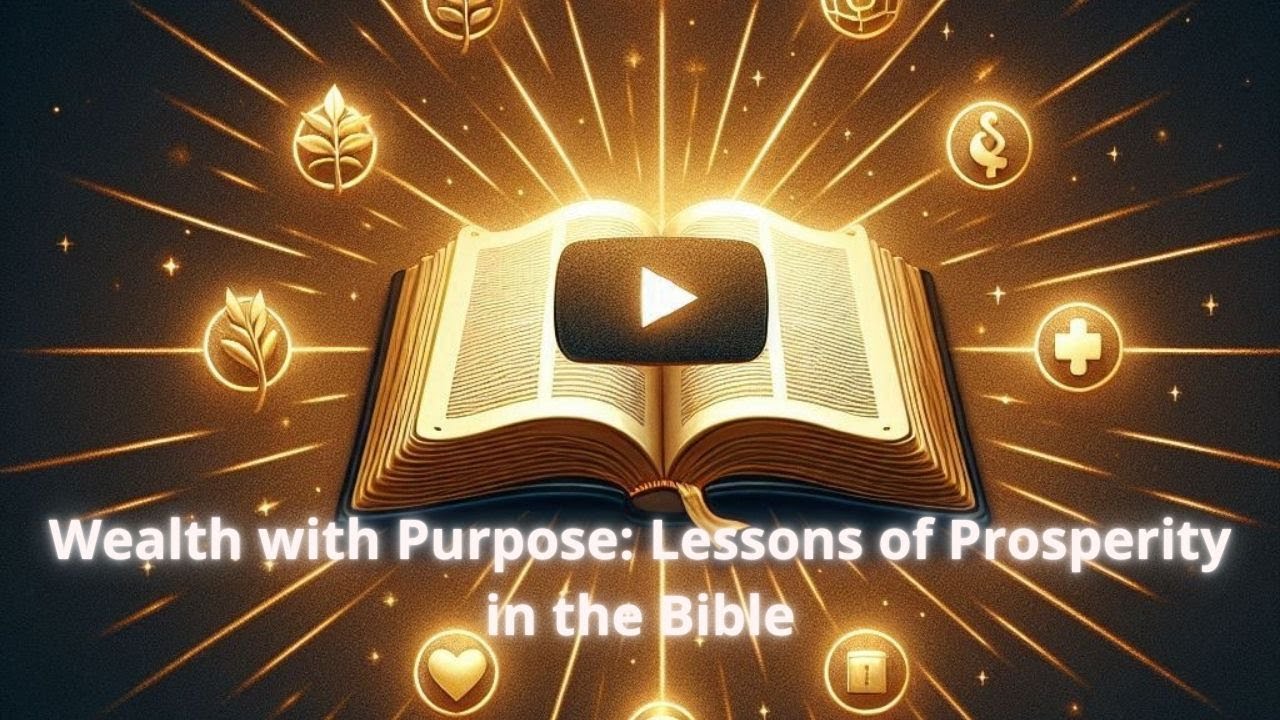 Wealth with Purpose Lessons of Prosperity in the Bible - YouTube