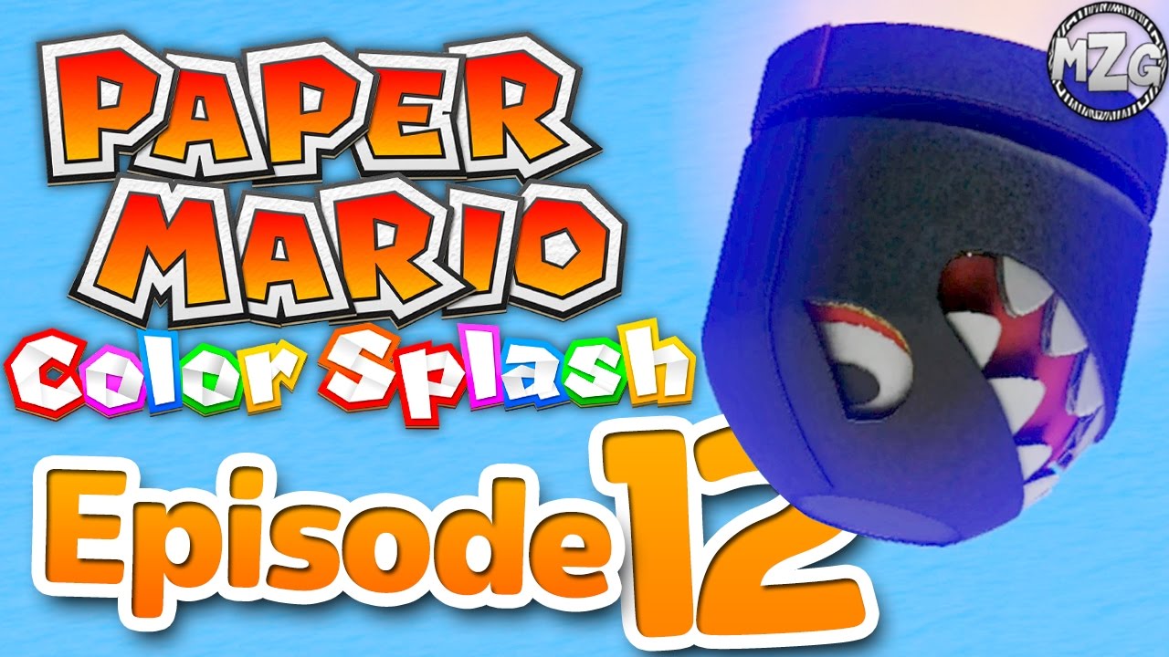 Bonzai Bill Bomb!? - Paper Mario: Color Splash Gameplay - Episode 12 ...